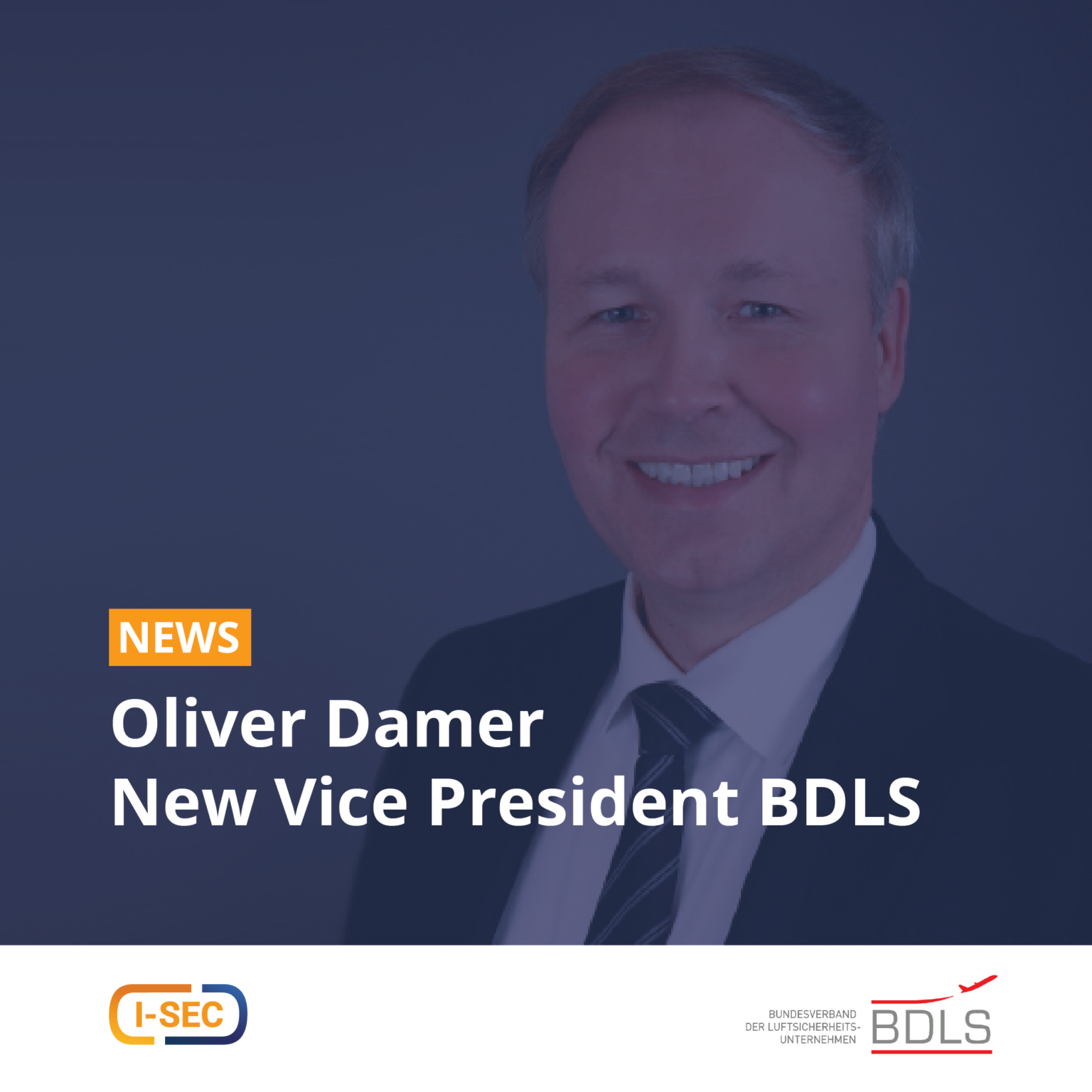BDLS elects Oliver Damer as the new Vice President - I-SEC